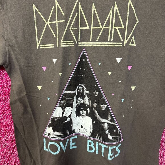 Def Leppard | Shirts | Def Leppard Love Bites Hysteria Glam Metal Rock ...